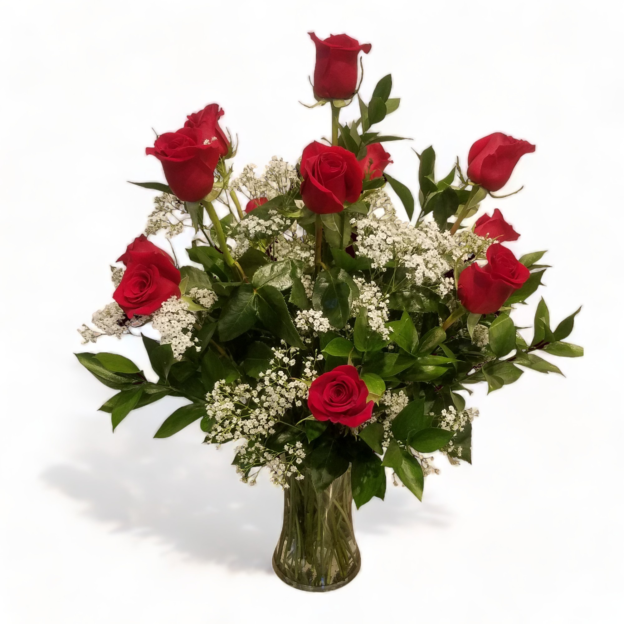 One Dozen Red Roses :: The Flower Shop